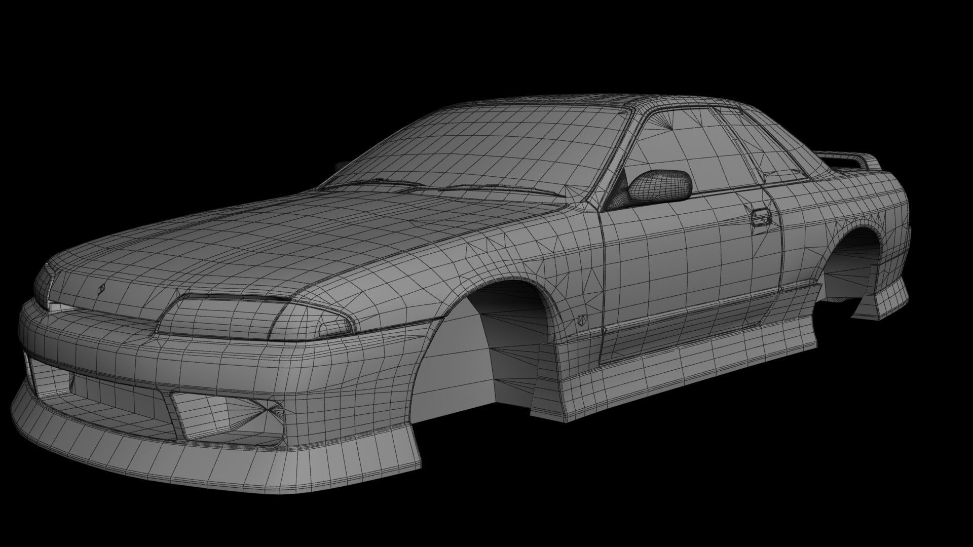 3D model Nissan Skyline R32 GTS-t VR / AR / low-poly | CGTrader