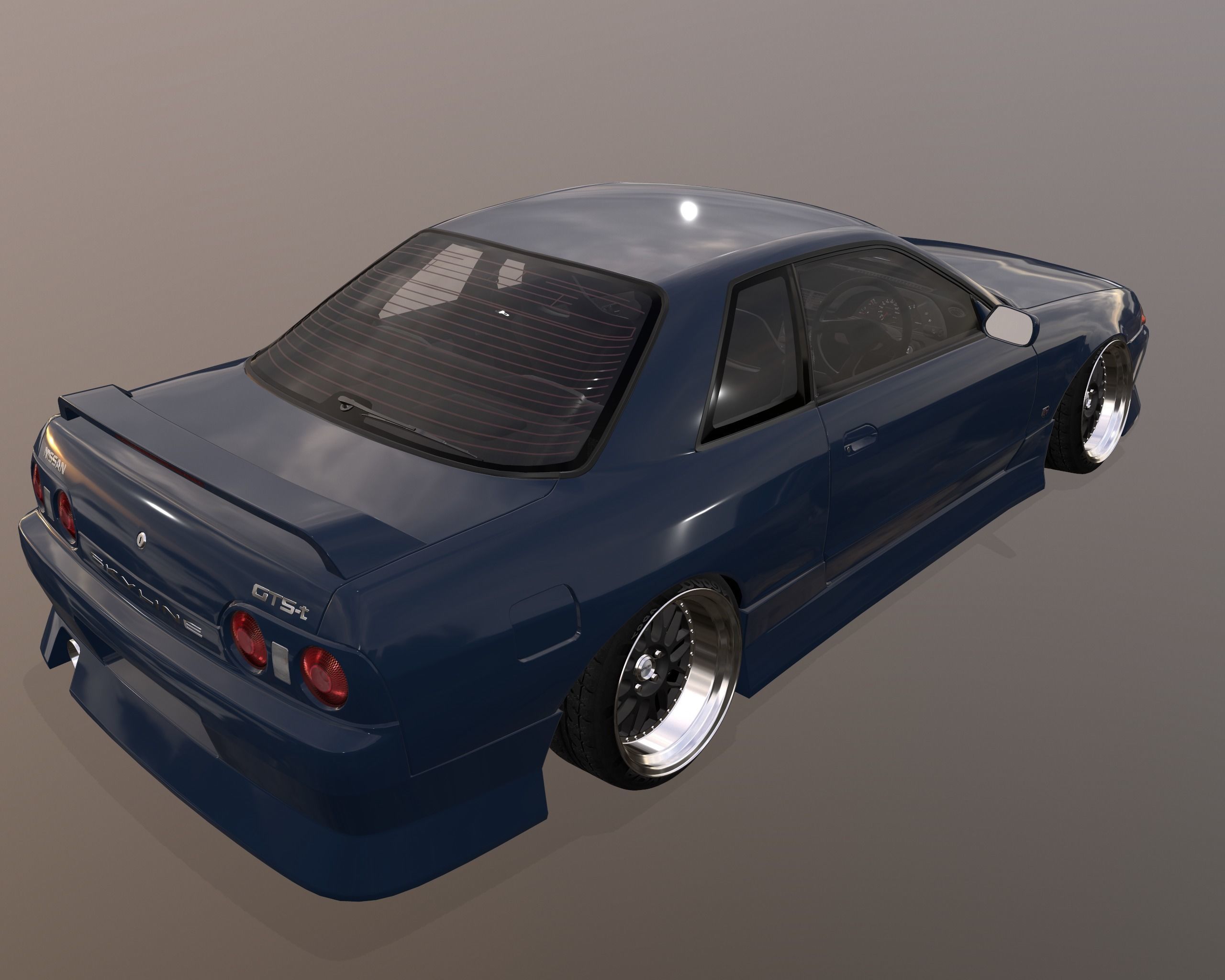 3D model Nissan Skyline R32 GTS-t VR / AR / low-poly | CGTrader