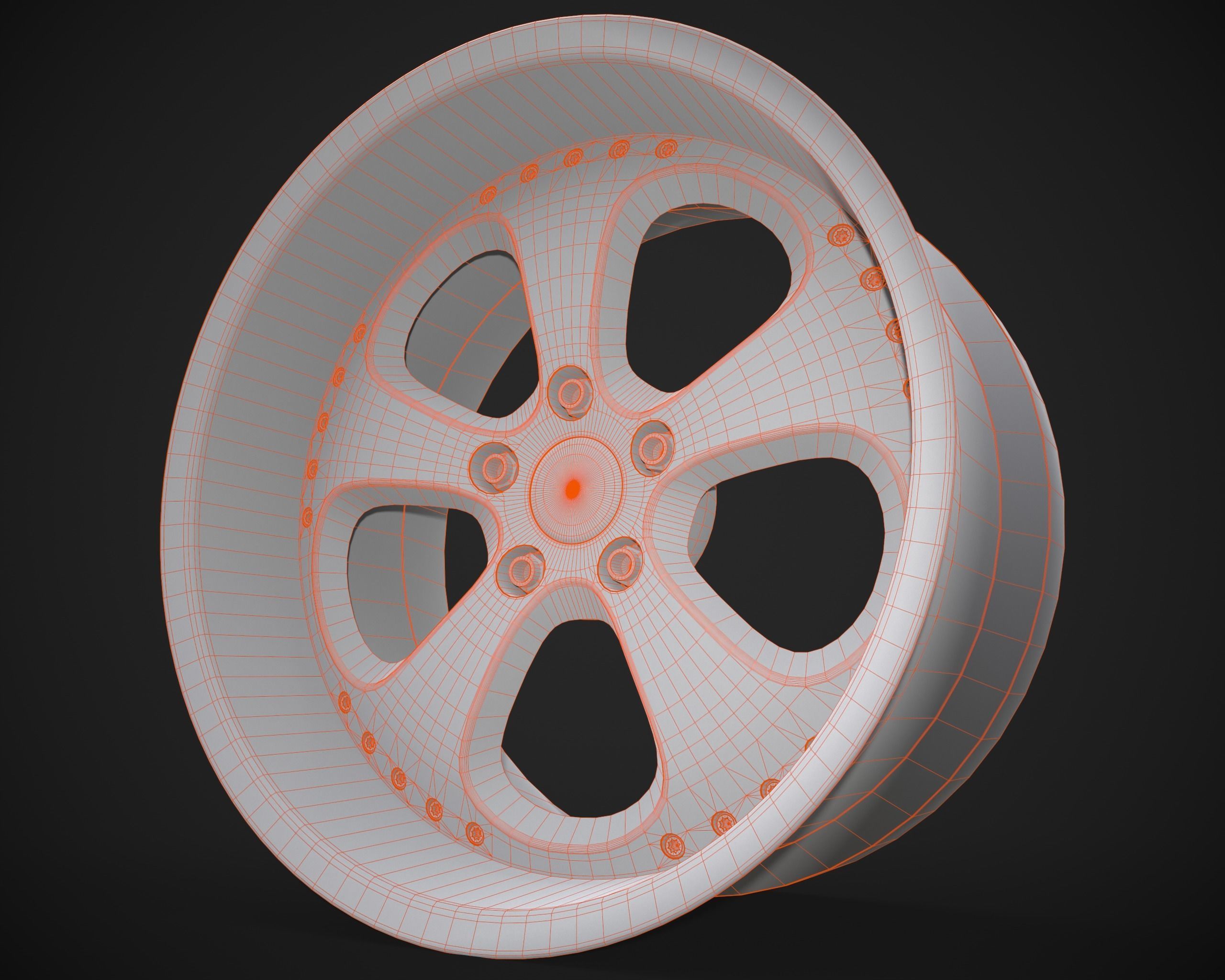 3D model Enkei ABC rim VR / AR / low-poly | CGTrader