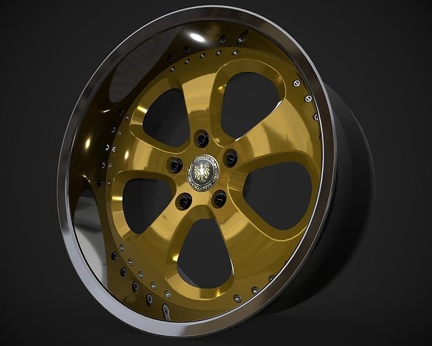 3D model Enkei ABC rim VR / AR / low-poly | CGTrader