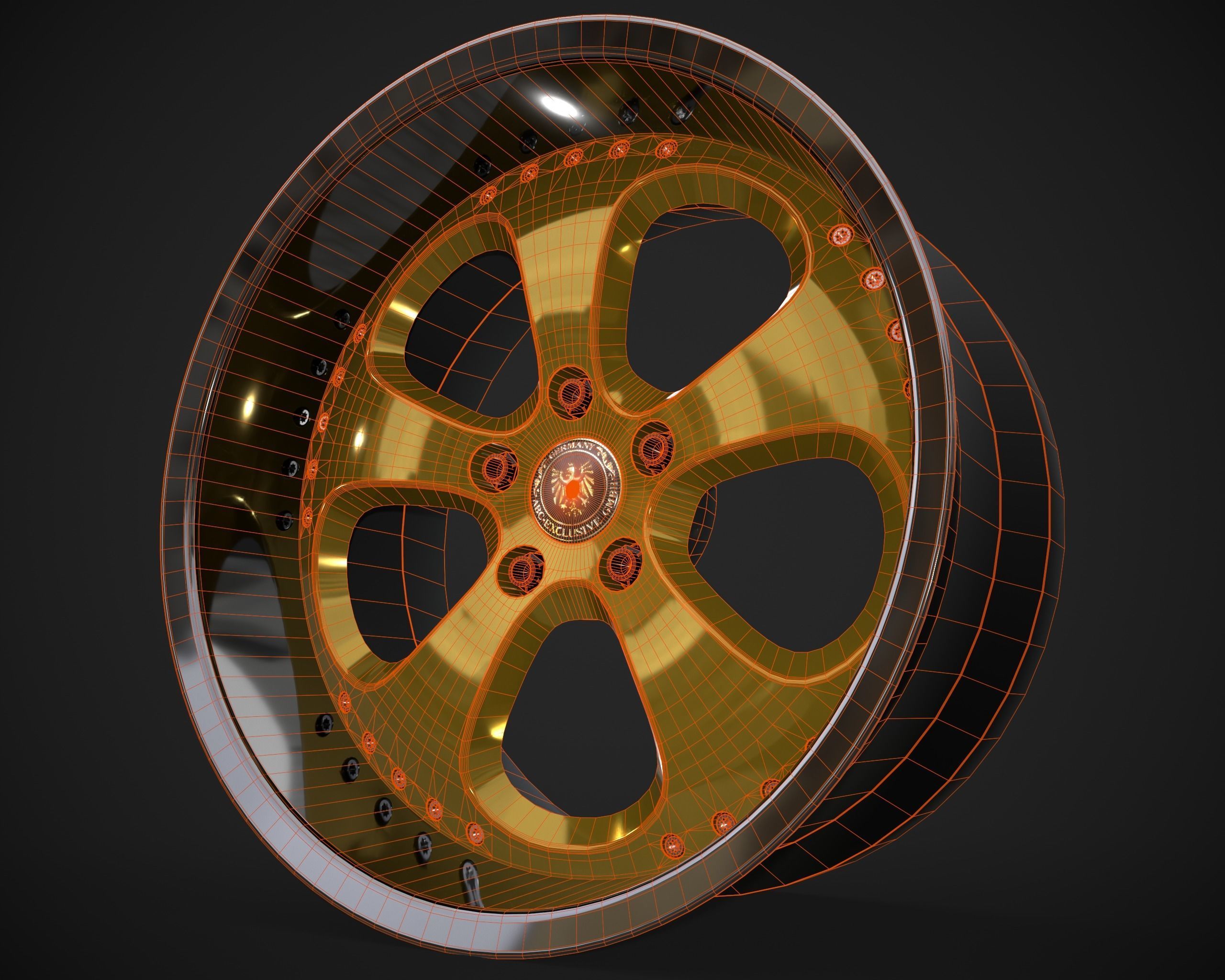 3D model Enkei ABC rim VR / AR / low-poly | CGTrader