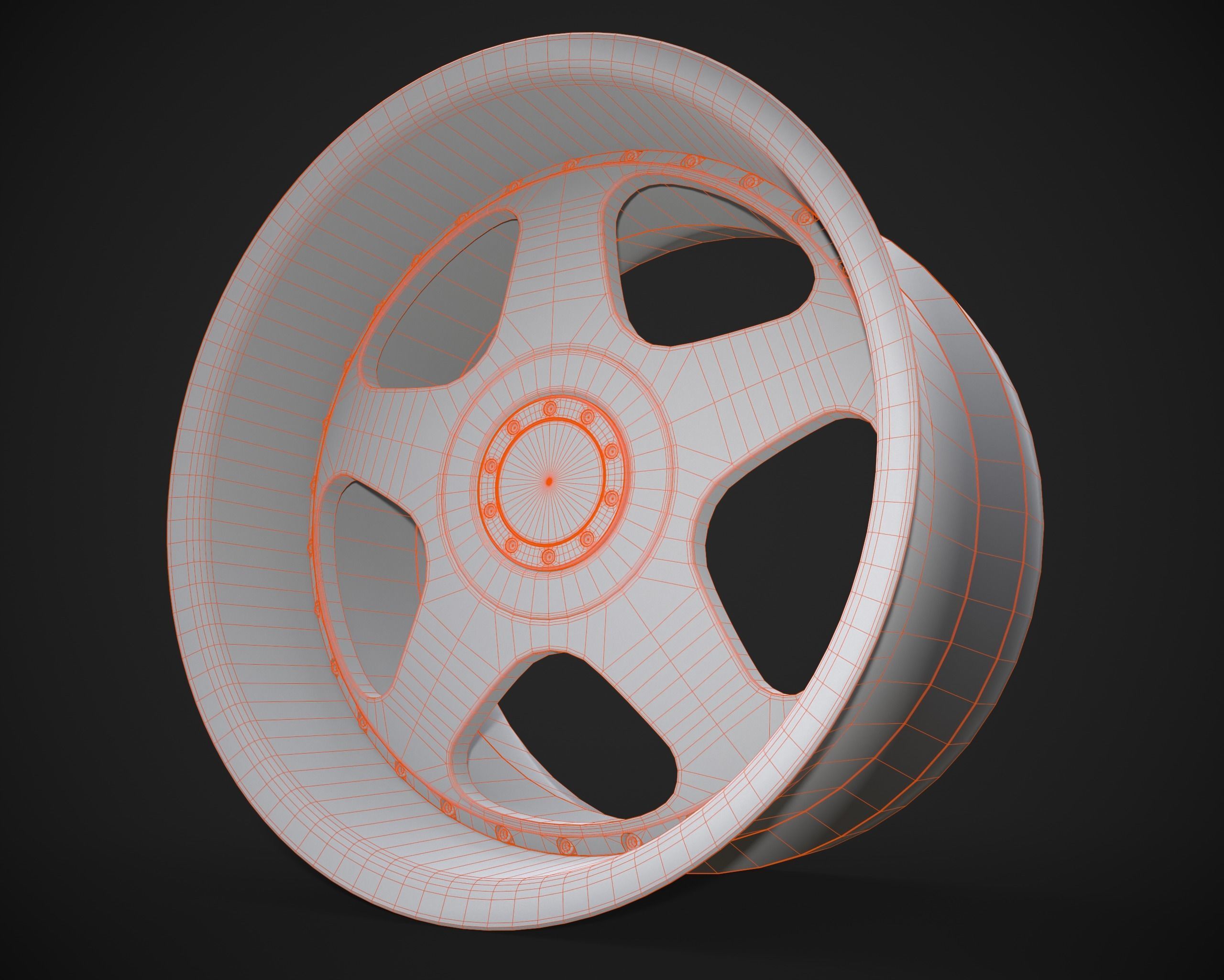 3D model SSR Koenig rim VR / AR / low-poly | CGTrader