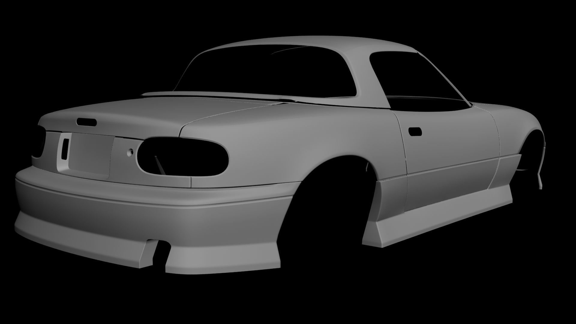 3D model Mazda MX-5 Miata Arios Type 1 bodykit VR / AR / low-poly ...