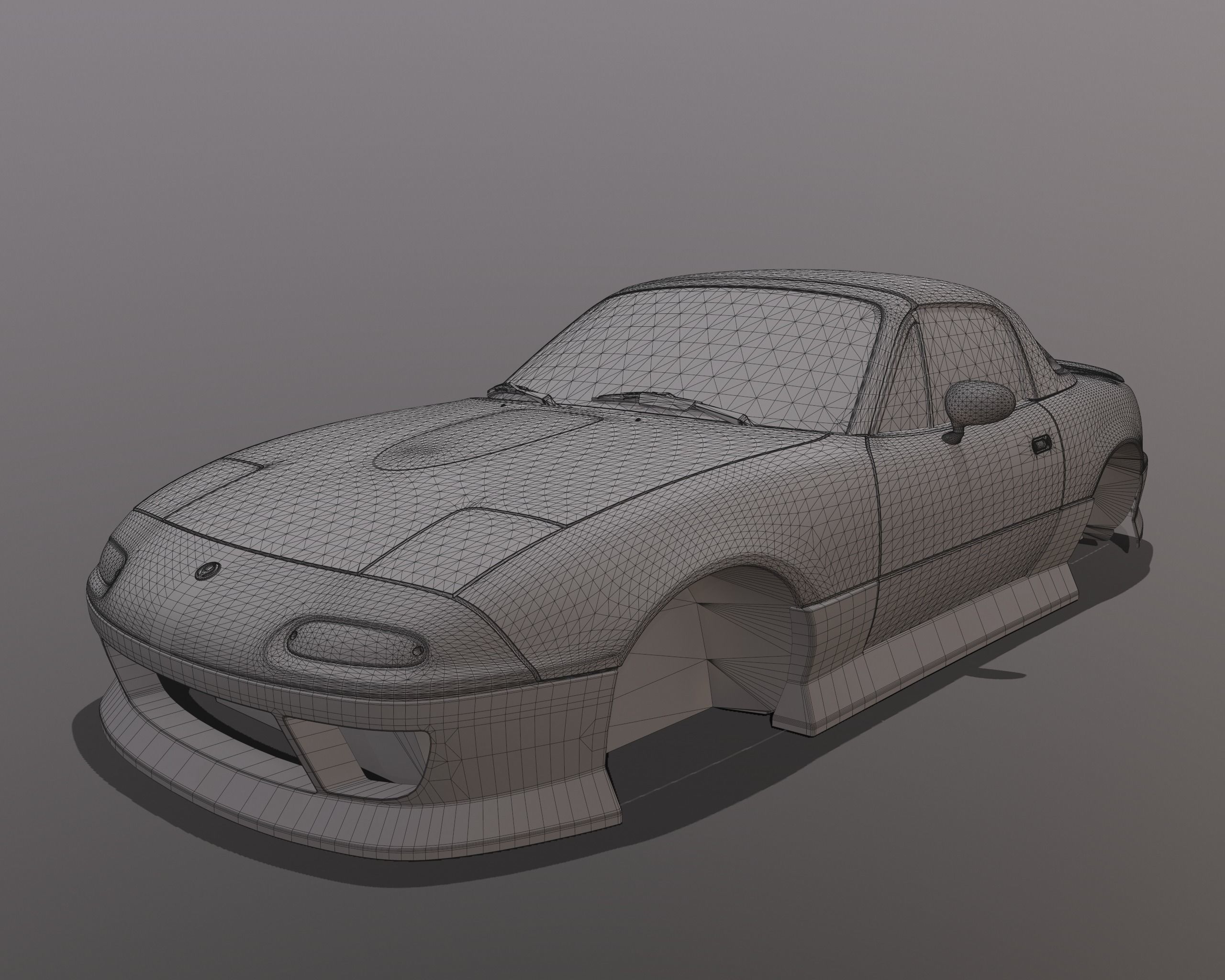 3D model Mazda MX-5 Miata Arios Type 1 bodykit VR / AR / low-poly ...