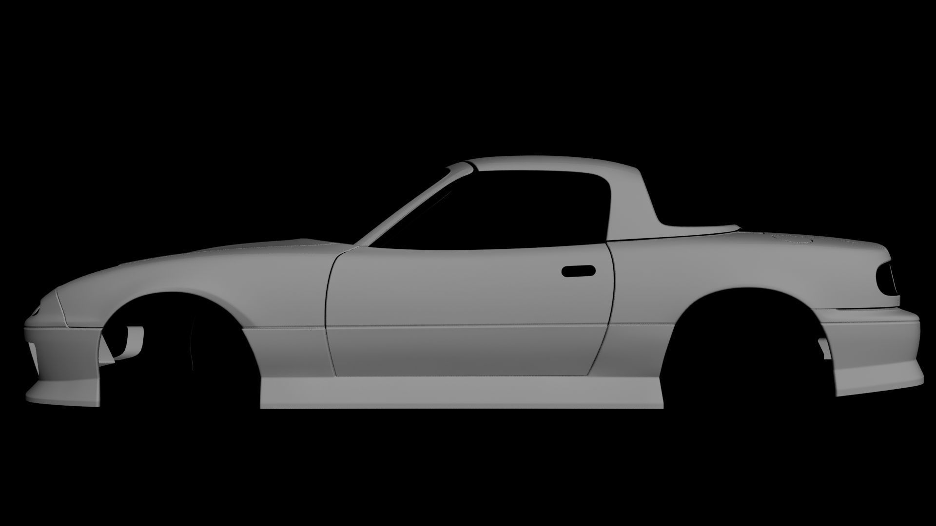 3D model Mazda MX-5 Miata Arios Type 1 bodykit VR / AR / low-poly ...