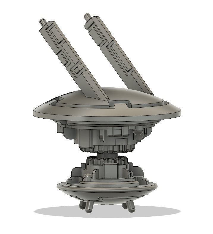 tau 3D print model Wargaming Proxy Shielding Drone