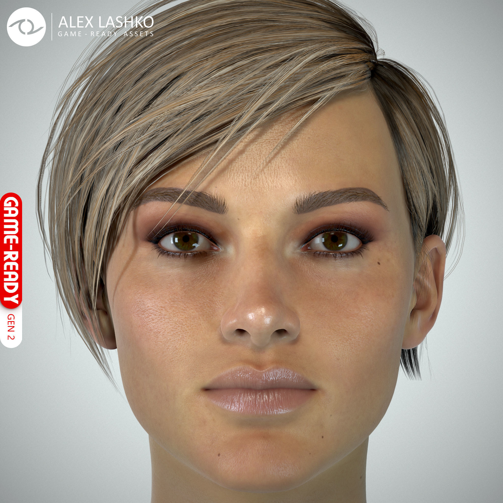 Female Head - Ana - Gen2 3D model | CGTrader