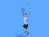 3D model Low Poly Kid Playing Tennis VR / AR / low-poly | CGTrader
