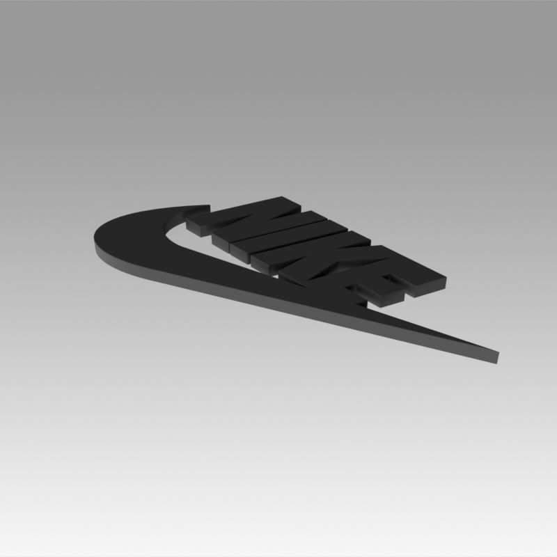 Nike logo 3D model | CGTrader