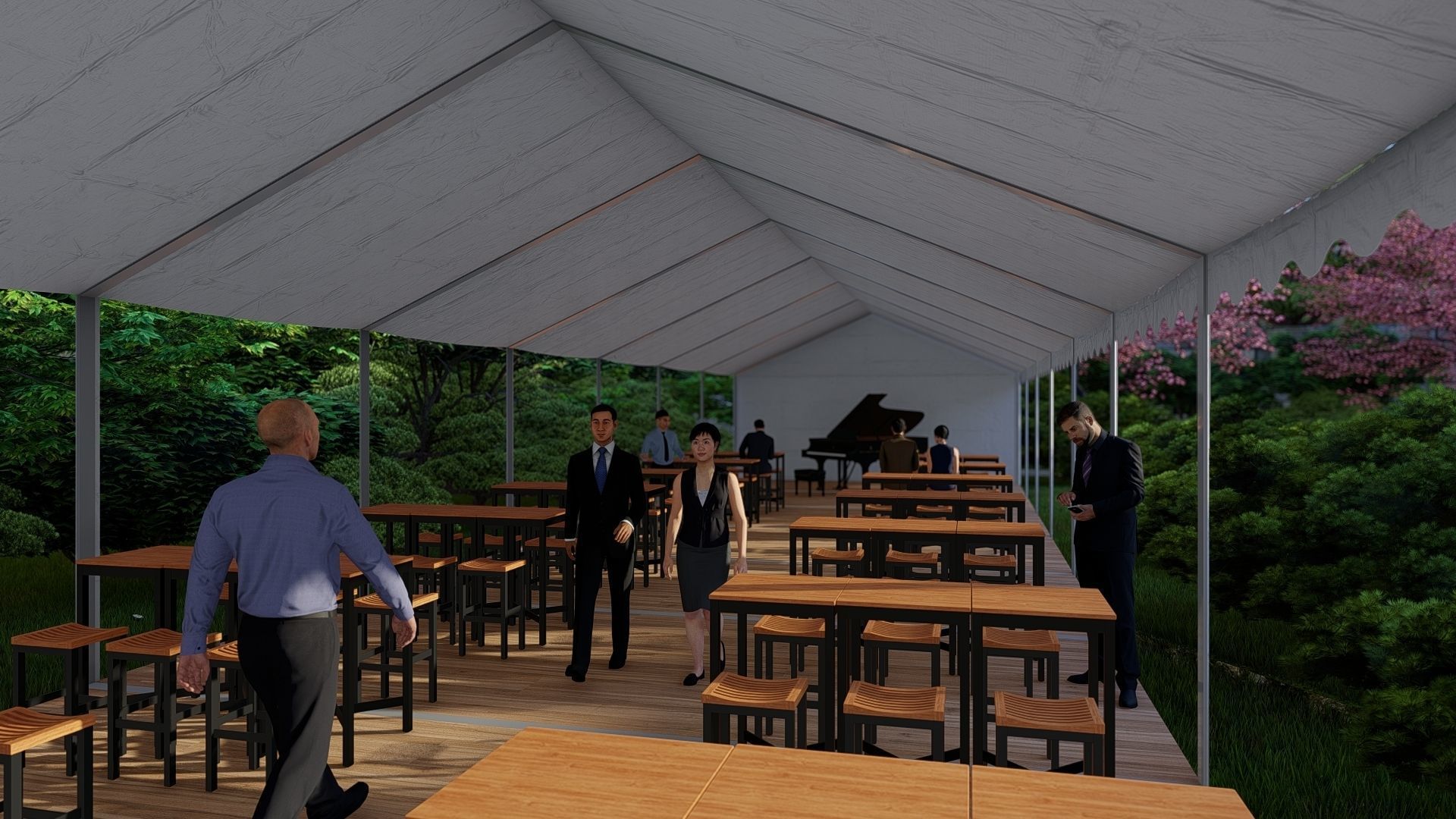 Marquee model 3D model | CGTrader