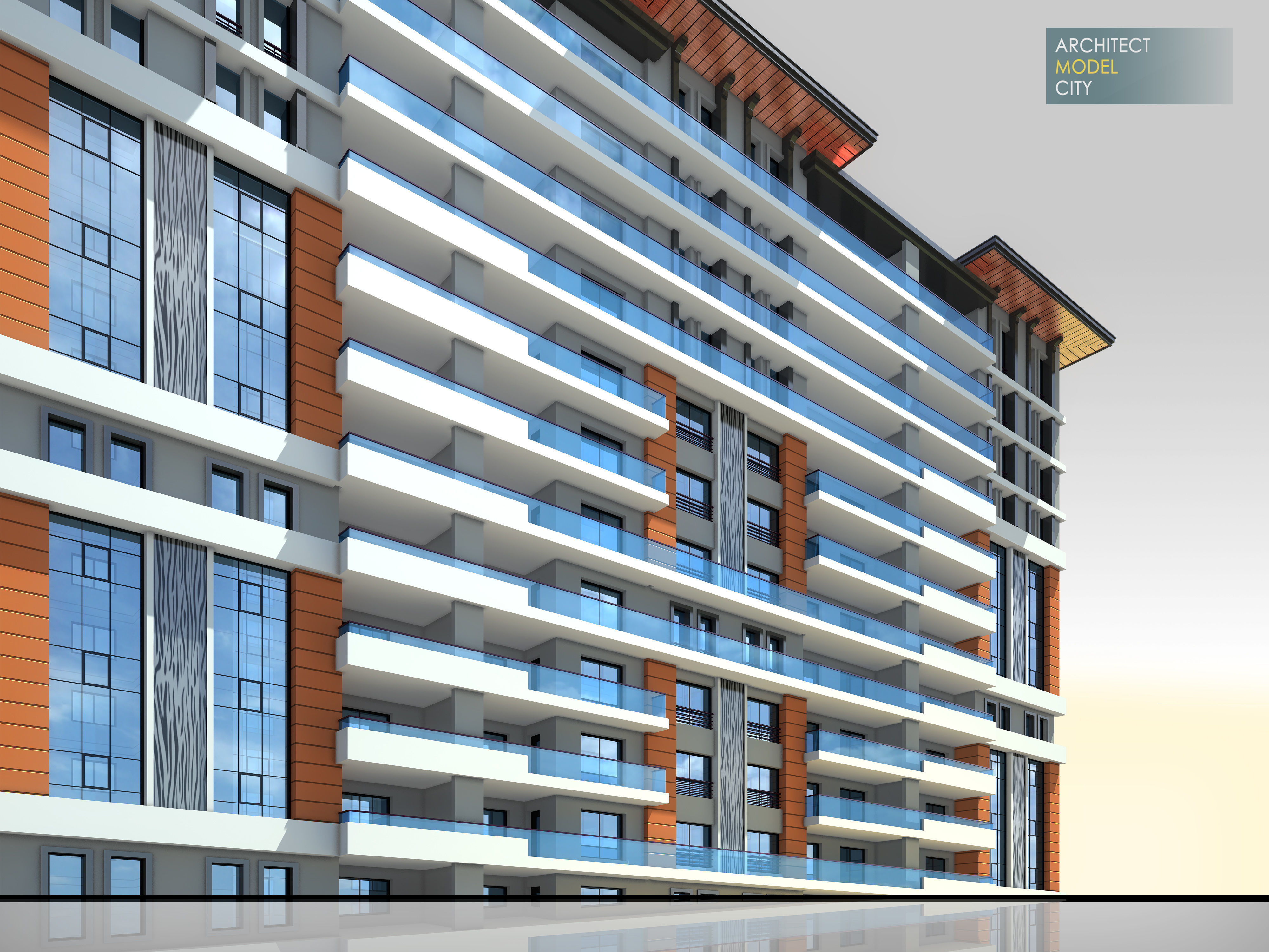 3D model Huge Apartment Architectural 3d Model with Render Scene VR ...