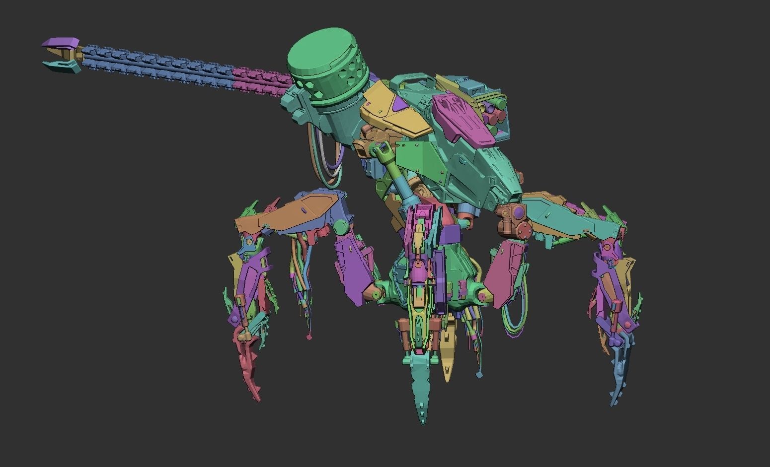 3D model Sci-fi Bot VR / AR / low-poly | CGTrader