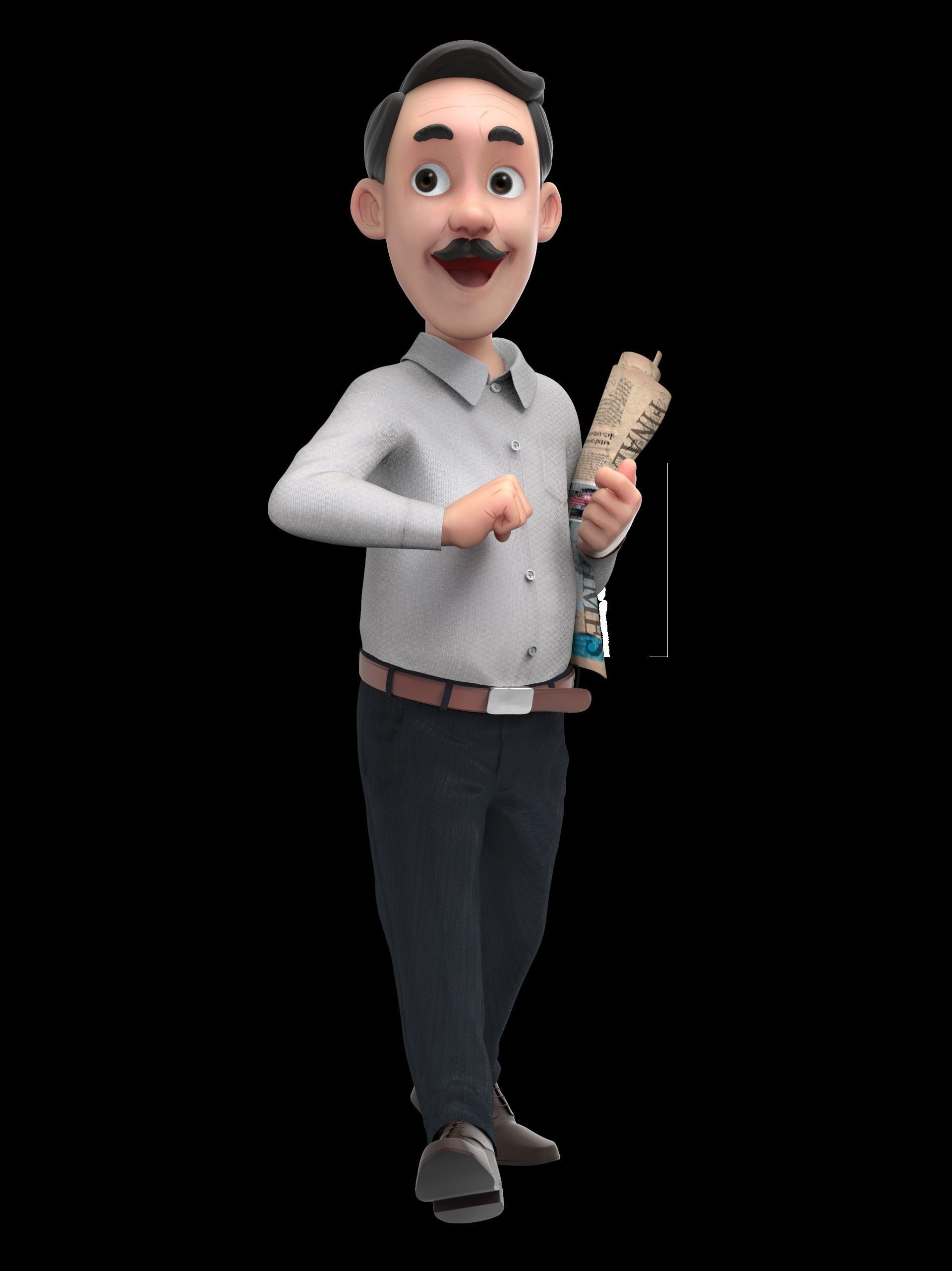 high poly sculpts with different poses 3D model | CGTrader