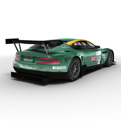 Aston Martin DBR9 3D model | CGTrader