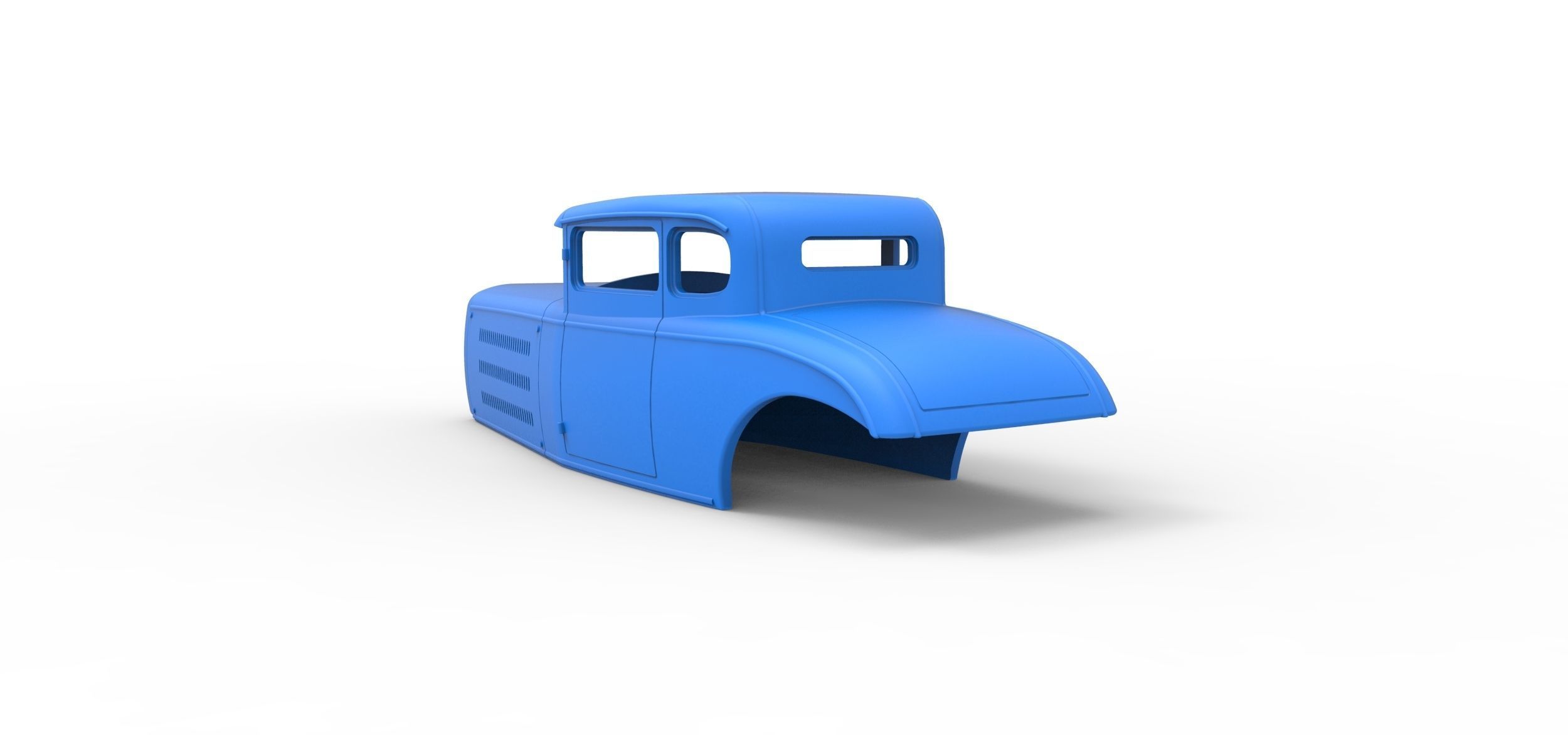 Diecast shell model for Hot rod Scale 1 to 24 3D model 3D printable ...