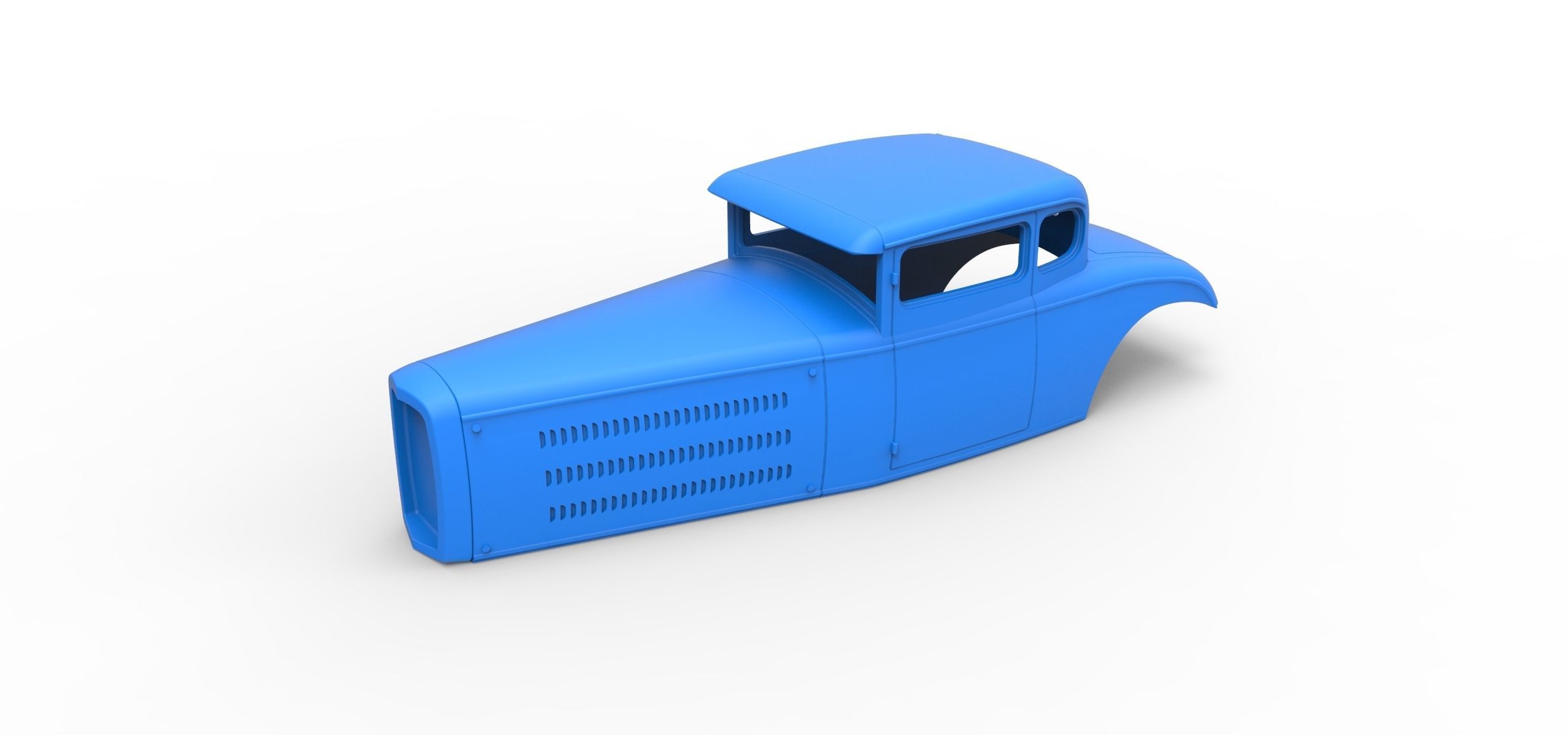 Diecast shell model for Hot rod Scale 1 to 24 3D model 3D printable ...