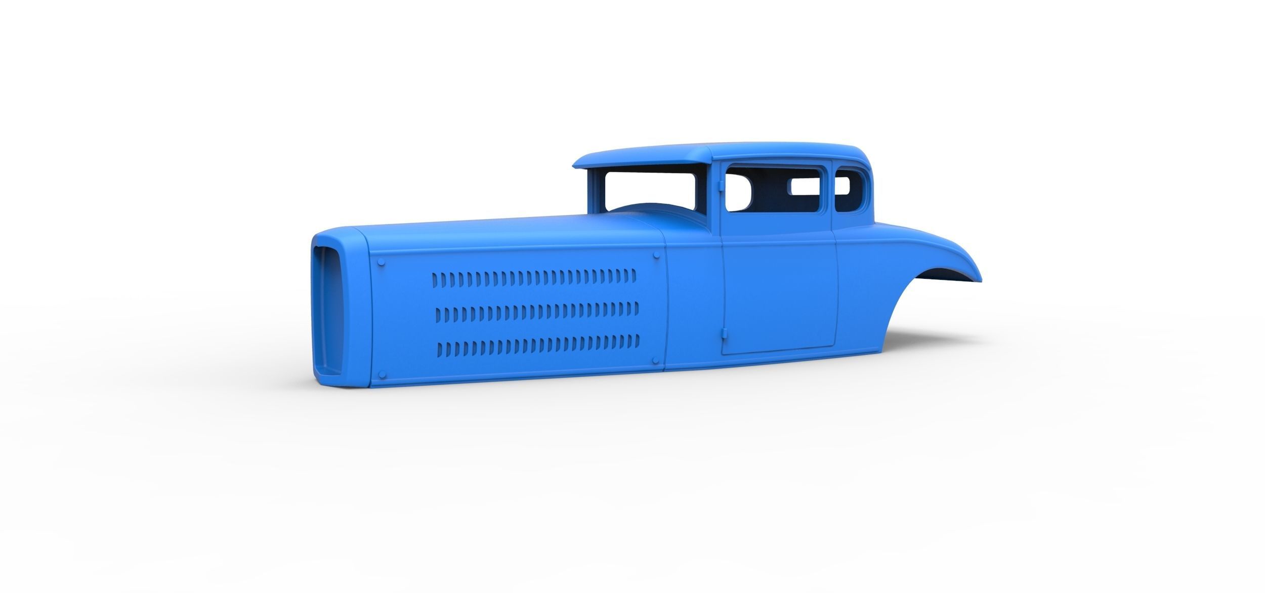 Diecast shell model for Hot rod Scale 1 to 24 3D model 3D printable ...