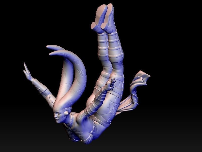 Darth Talon - Free Falling Pose 3D model 3D printable | CGTrader