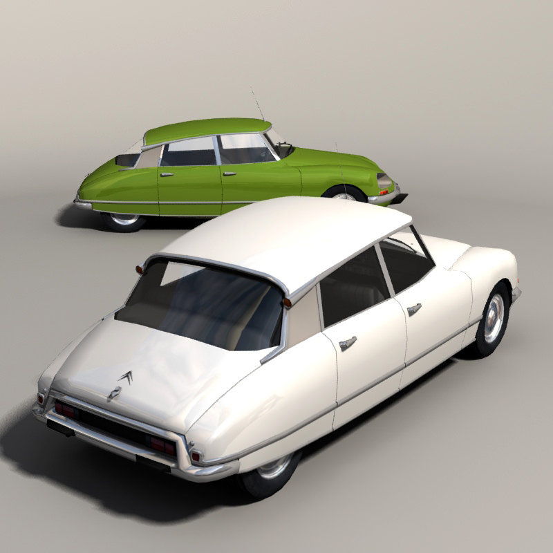 3D model Citroen DS VR / AR / low-poly | CGTrader