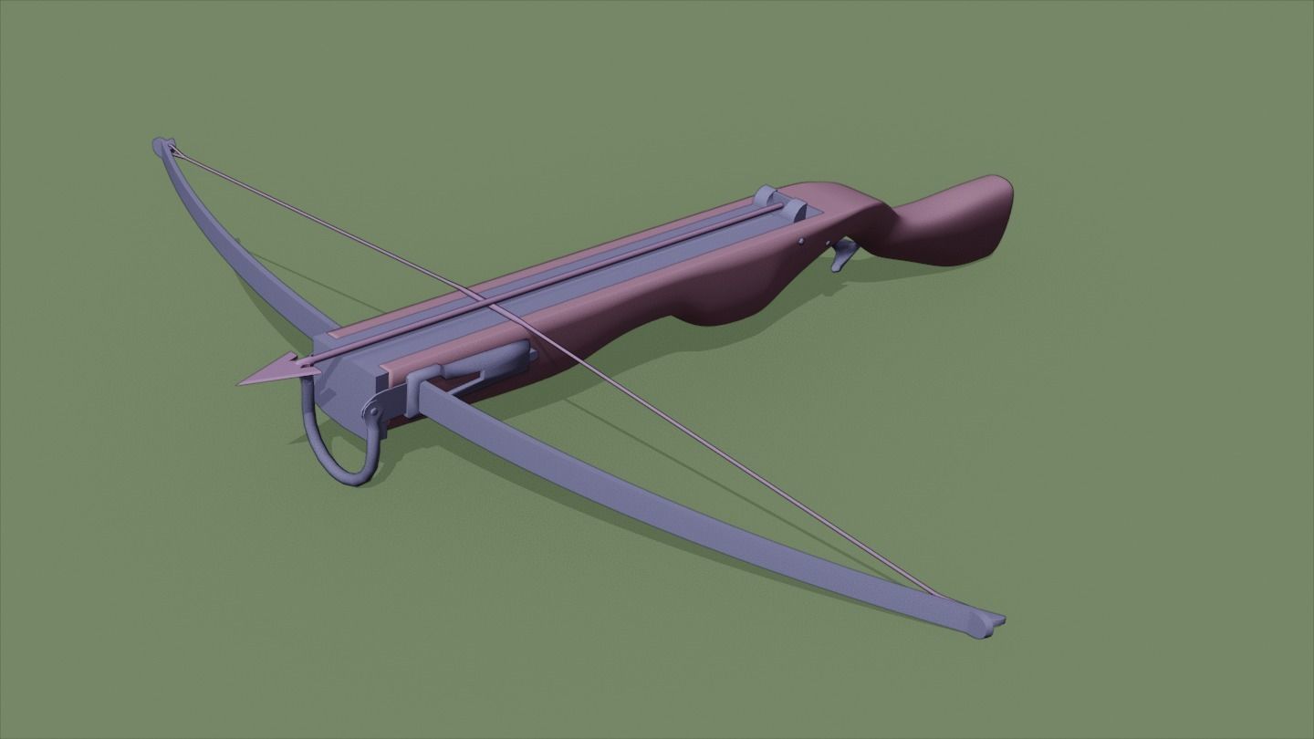 3D model Crossbow VR / AR / low-poly | CGTrader