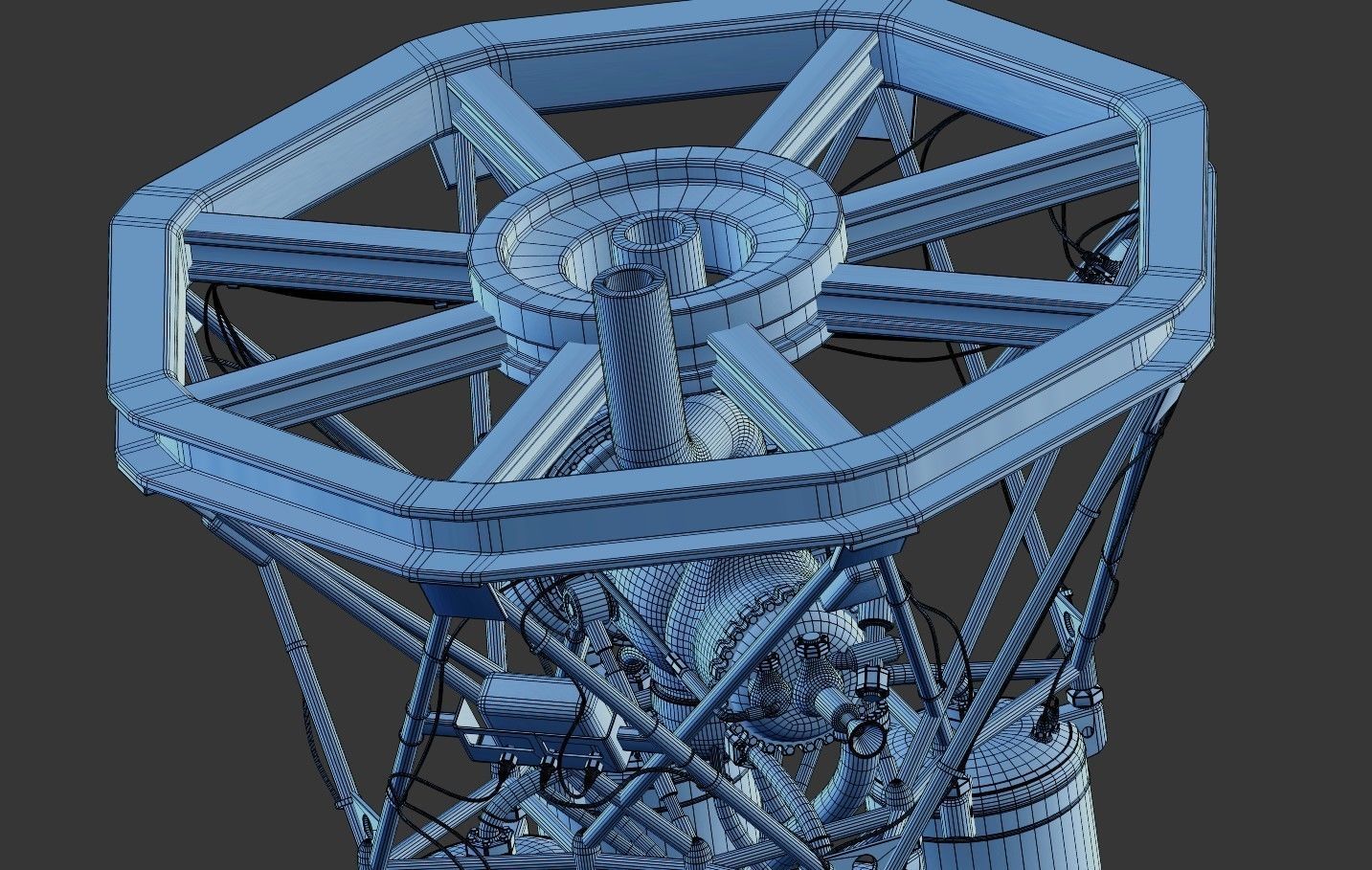 RD-108 Rocket engine 3D model | CGTrader