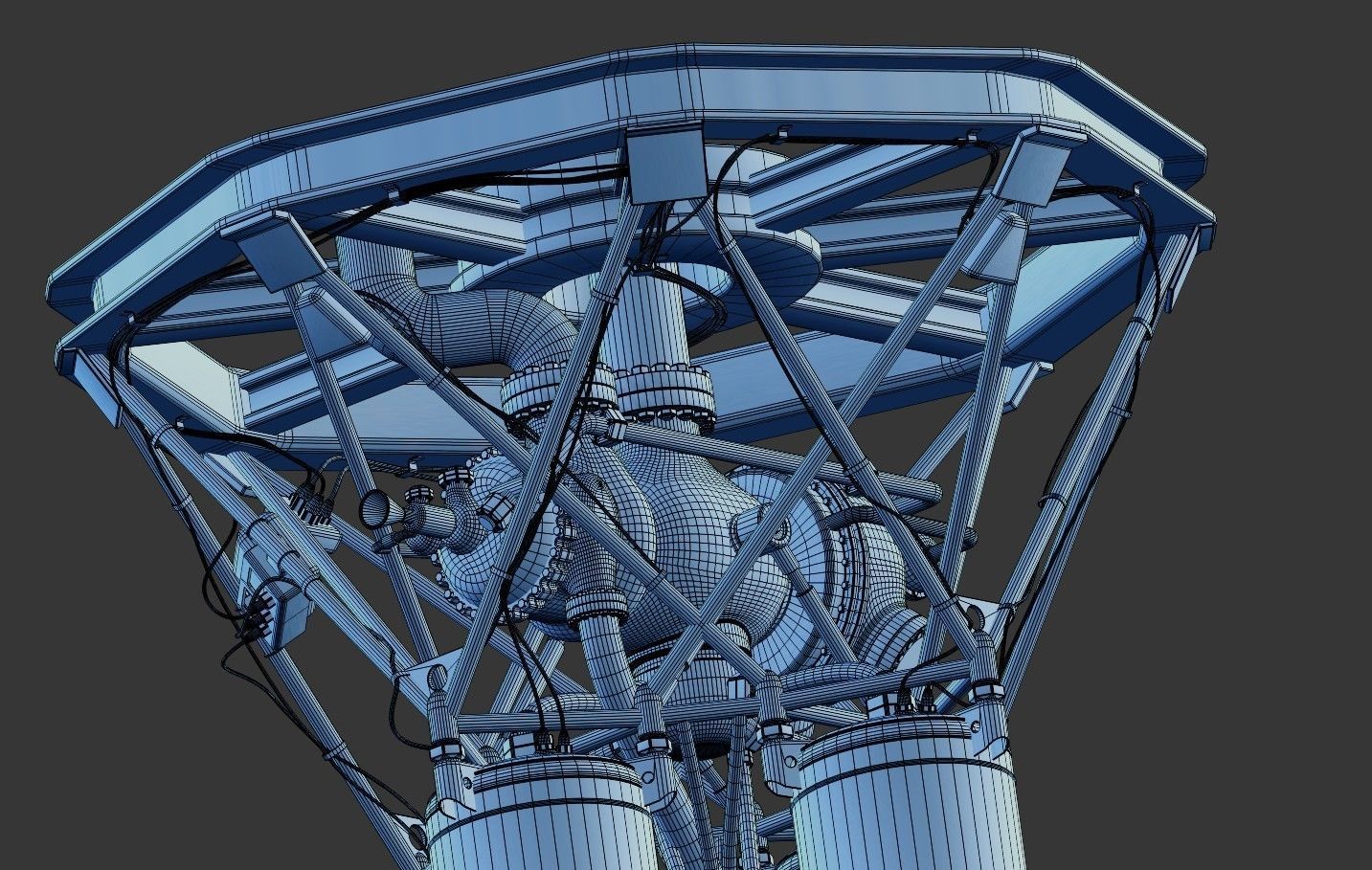 RD-108 Rocket engine 3D model | CGTrader