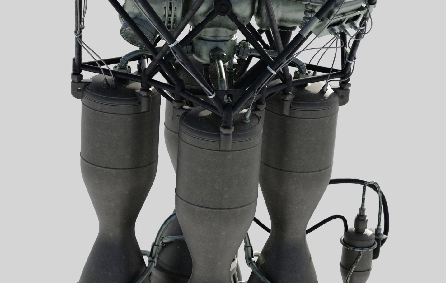 RD-108 Rocket engine 3D model | CGTrader