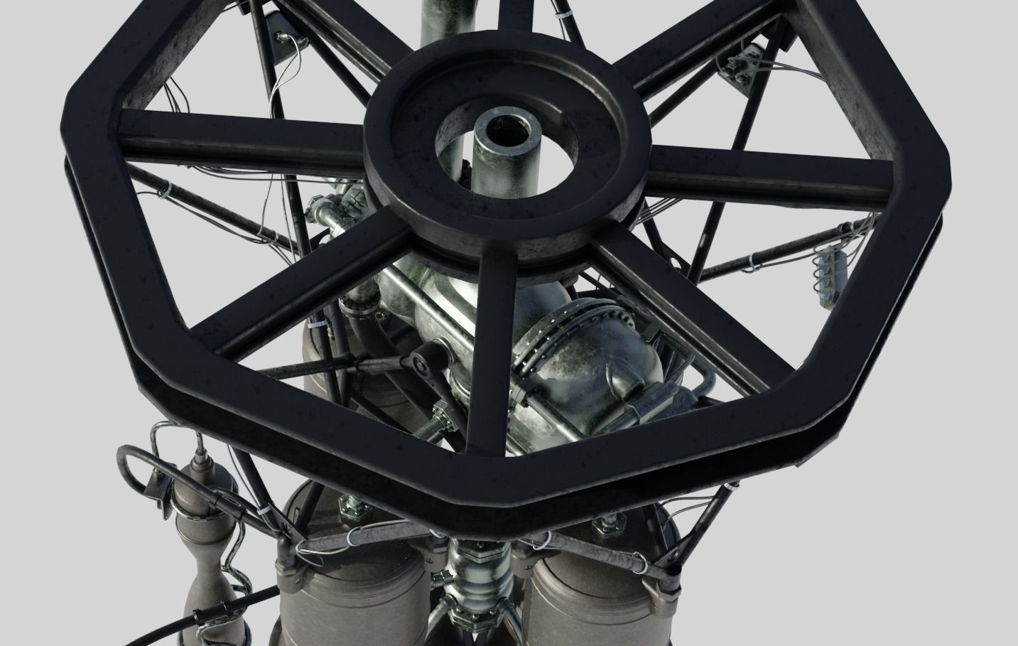 RD-108 Rocket engine 3D model | CGTrader