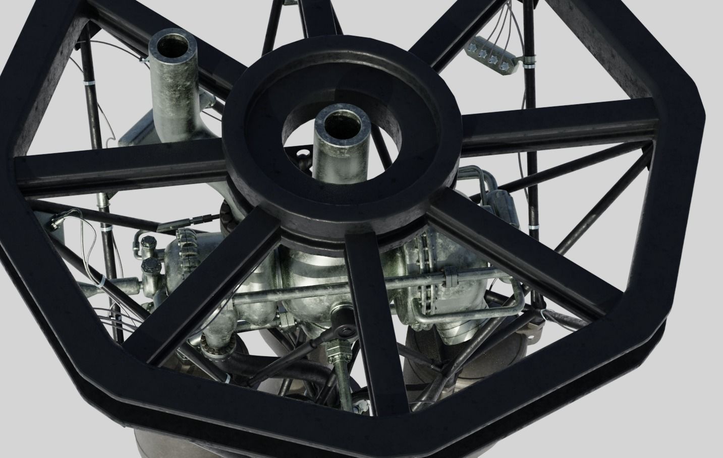 RD-108 Rocket engine 3D model | CGTrader