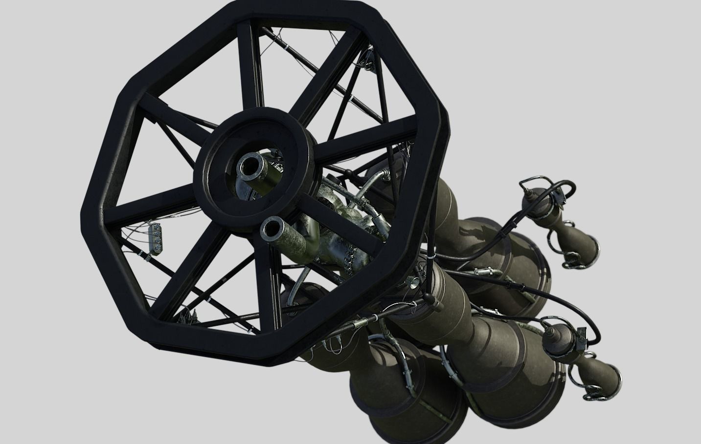 RD-108 Rocket engine 3D model | CGTrader