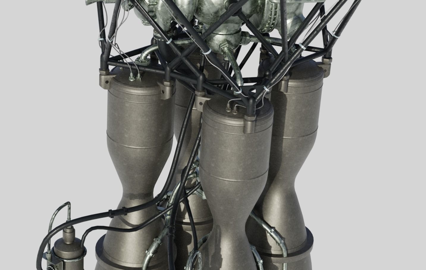 RD-108 Rocket engine 3D model | CGTrader