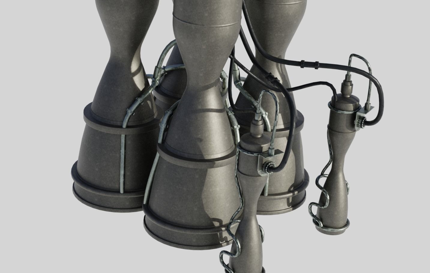RD-108 Rocket engine 3D model | CGTrader