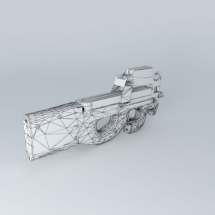 FN P90 free 3D model | CGTrader