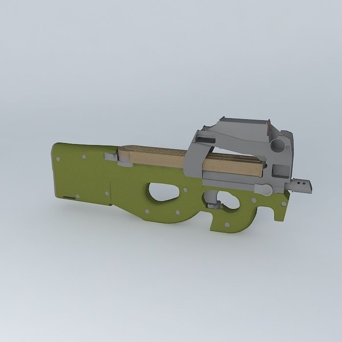 FN P90 free 3D model | CGTrader