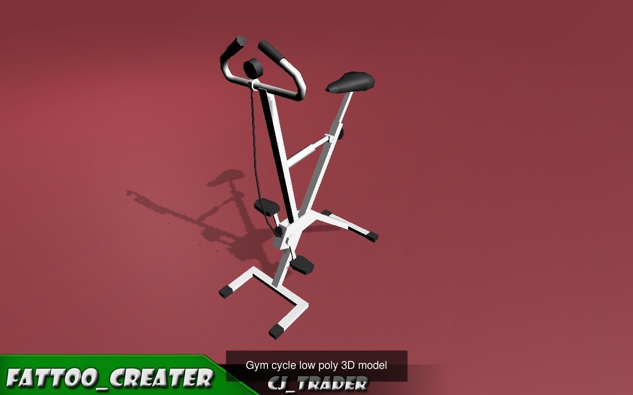 Gym Workout Equipment collection low poly 3d model | CGTrader