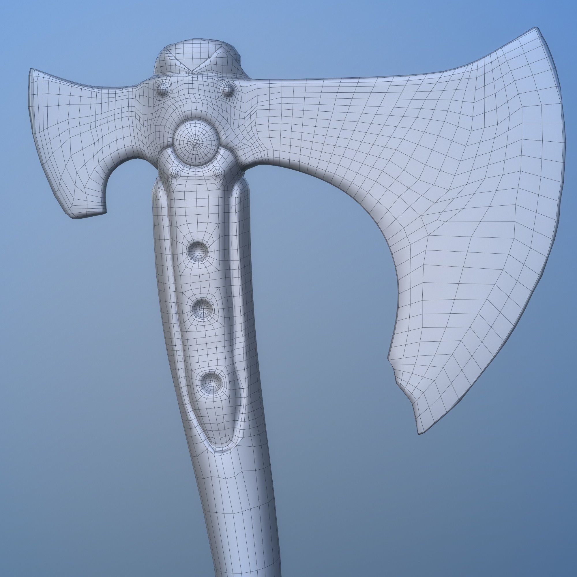 Stylized Leviathan Axe - God Of War 3D model | CGTrader