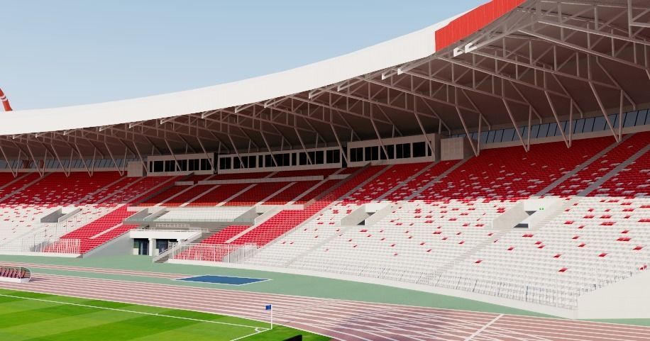 Bahrain National Stadium 3D model | CGTrader