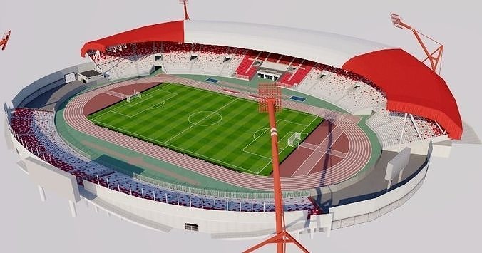 Bahrain National Stadium 3D model | CGTrader