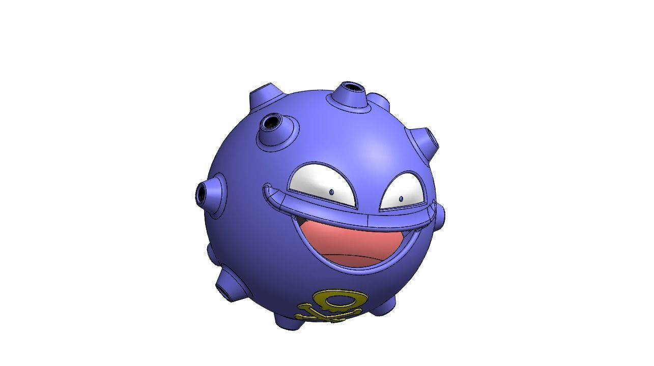 Pokemon Koffing 3d model 3D model | CGTrader