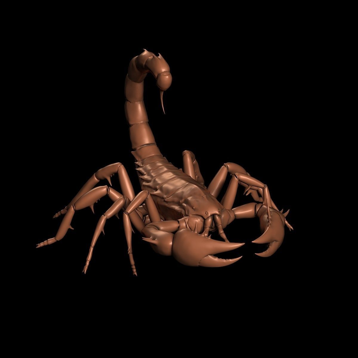 High Precision 3D Scorpion Sculpture 3D Printing 3D model 3D printable ...