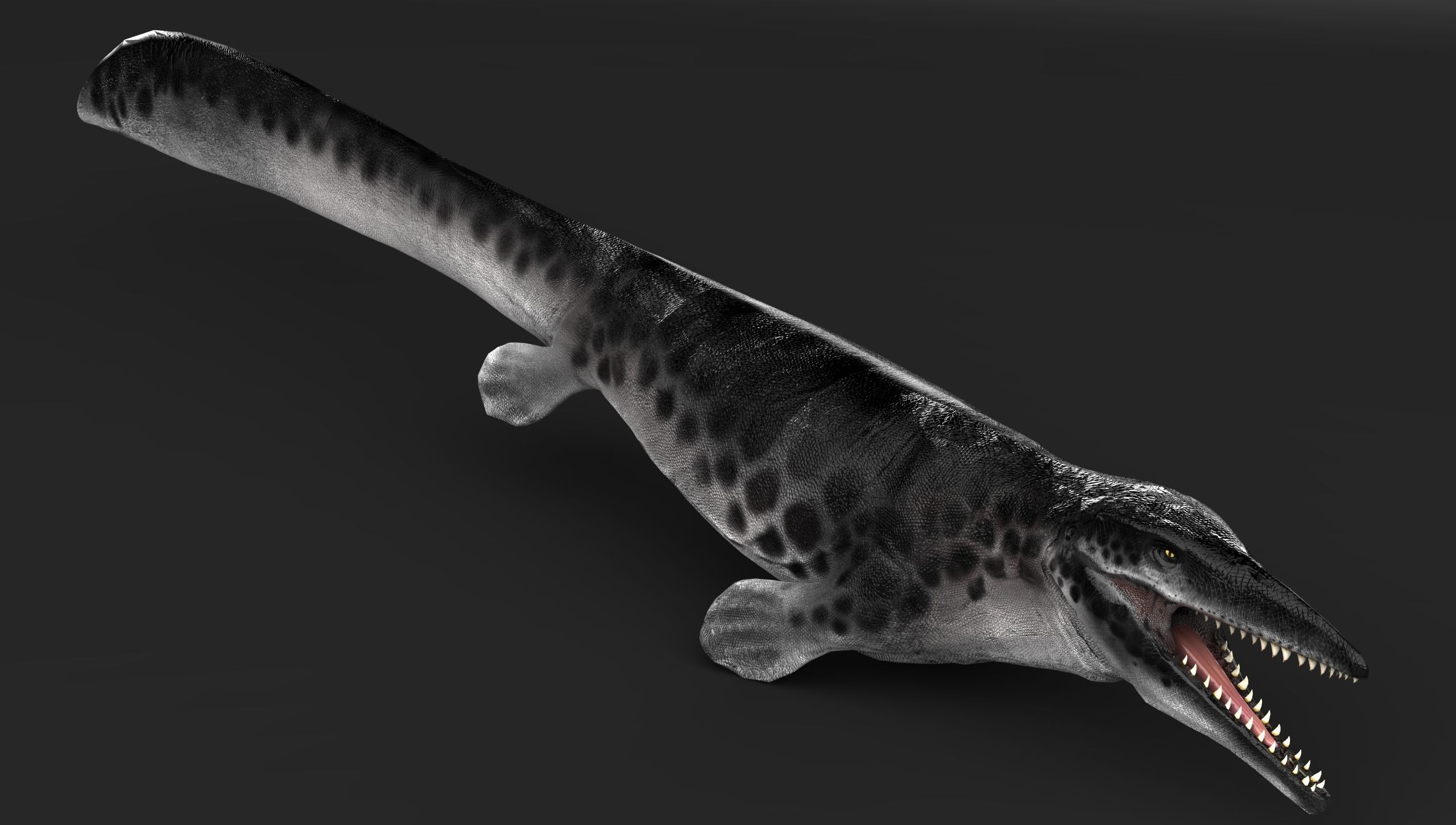3D model Mosasaur Tylosaurus VR / AR / low-poly | CGTrader