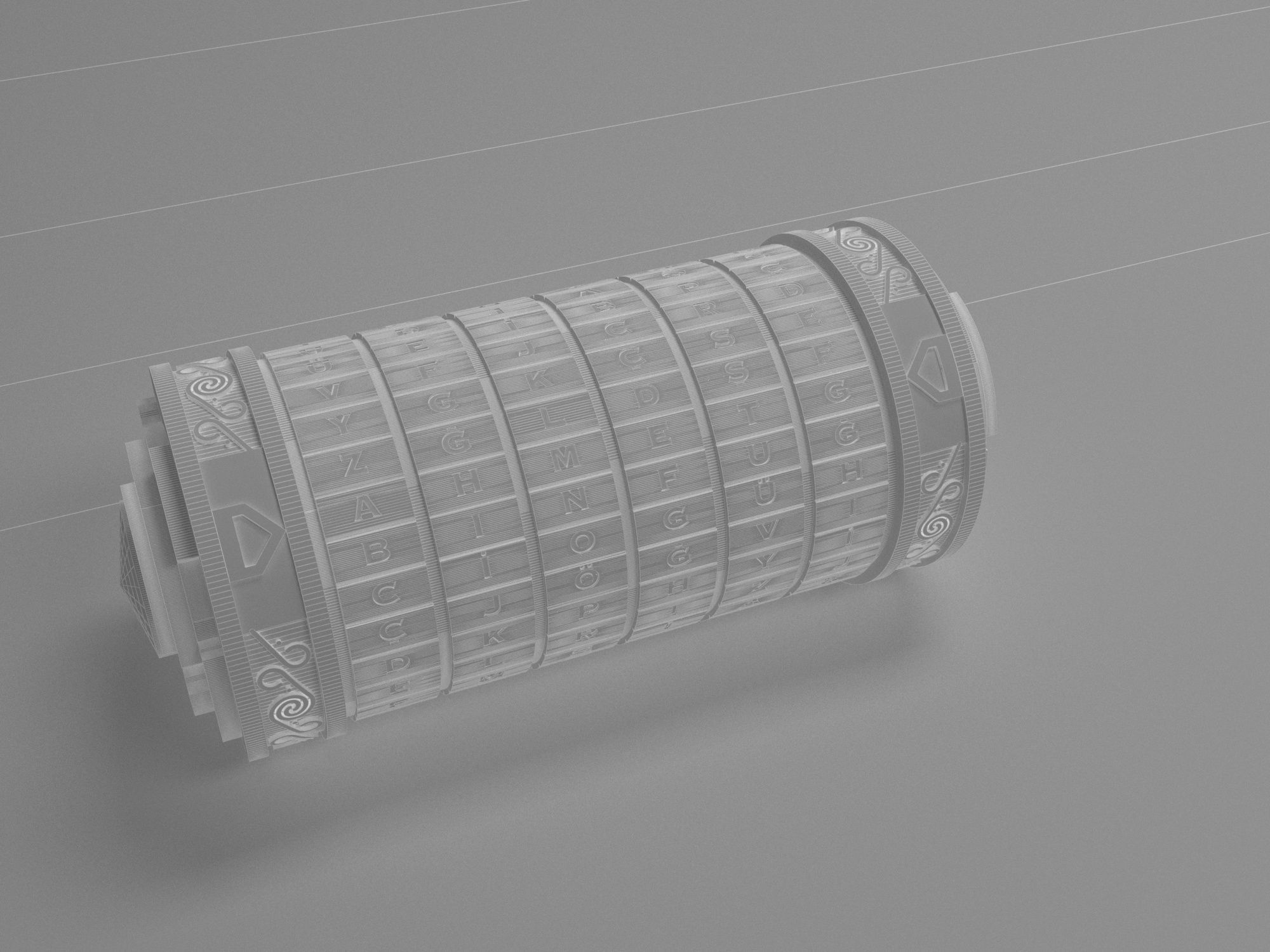 Cryptex Da Vinci Code 3D model | CGTrader