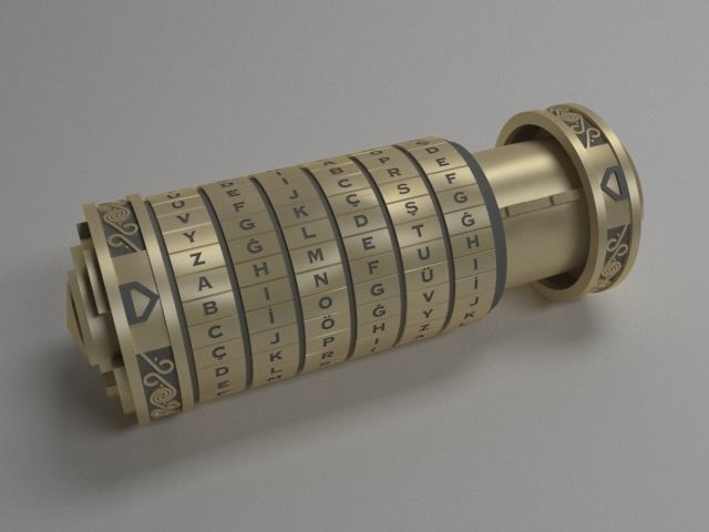Cryptex Da Vinci Code 3D model | CGTrader