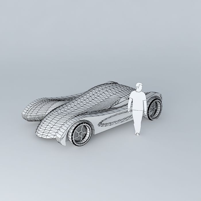 Light Lines Car free 3D model | CGTrader