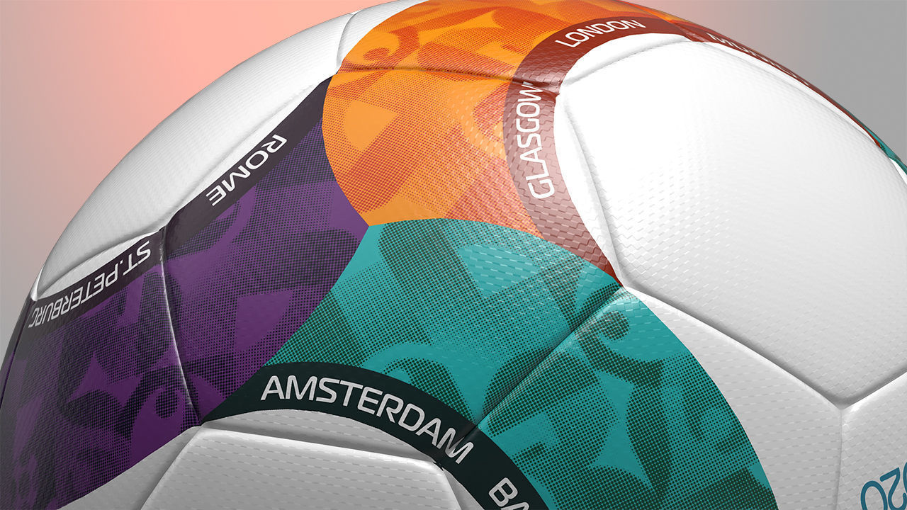 3D model Euro 2020 Official Match Ball VR / AR / low-poly | CGTrader