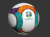 3D model Euro 2020 Official Match Ball VR / AR / low-poly | CGTrader