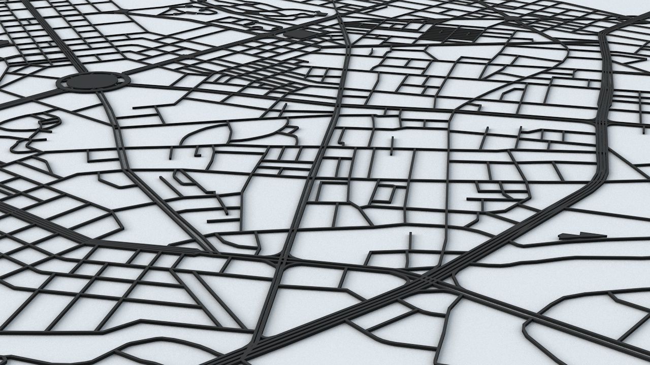 Changchun City Road Network and Streets 3D model | CGTrader