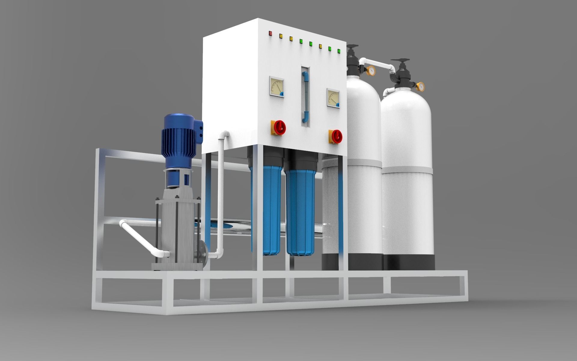 Reverse Osmosis Plant 3D model | CGTrader