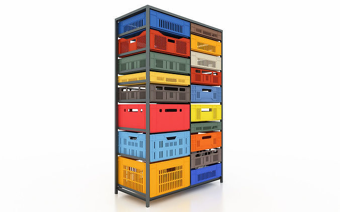 Plastic Mesh Box 3D model 3D model | CGTrader