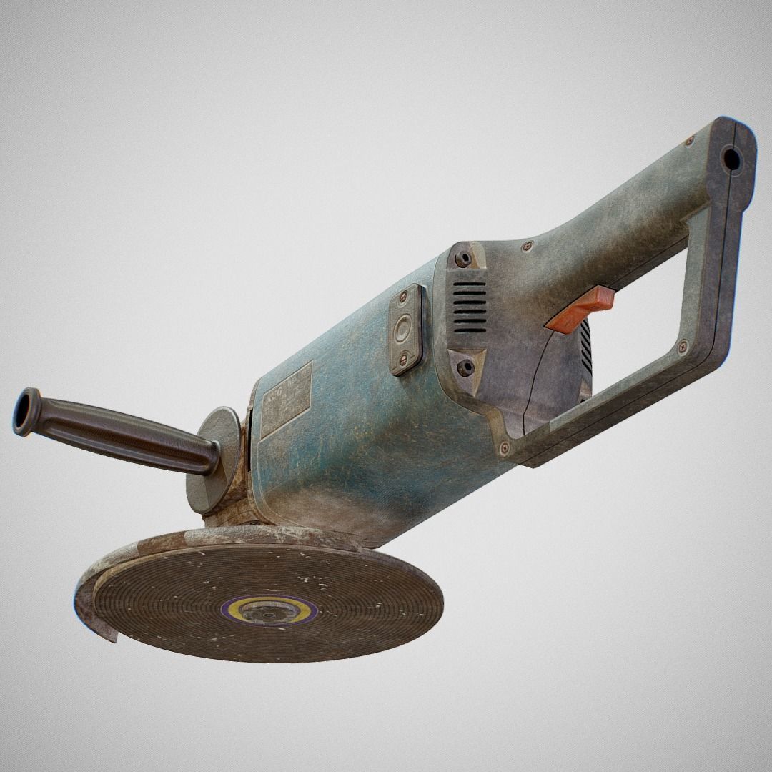 3D model Angle Grinder - AEG WSA 1780S VR / AR / low-poly | CGTrader
